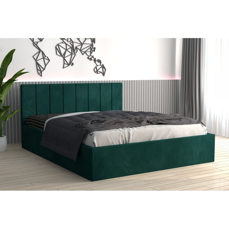 Pat Tapitat Oliver Verde Catifea Premium